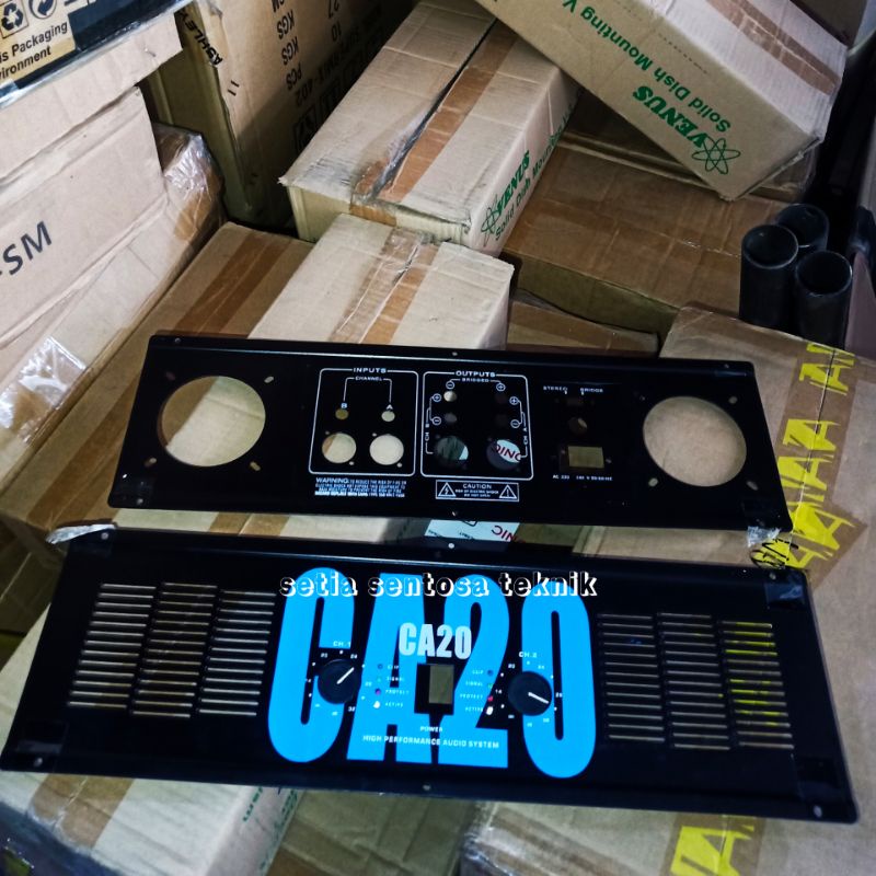 Jual Plat panel CA20 / PANEL BOX POWER CA20 panel CA20 plus potensio knop indikator 48x14,5 ...