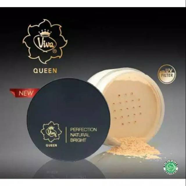 Jual Viva Cosmetics Queen Perfection Natural Bright Loose Powder 35g ...