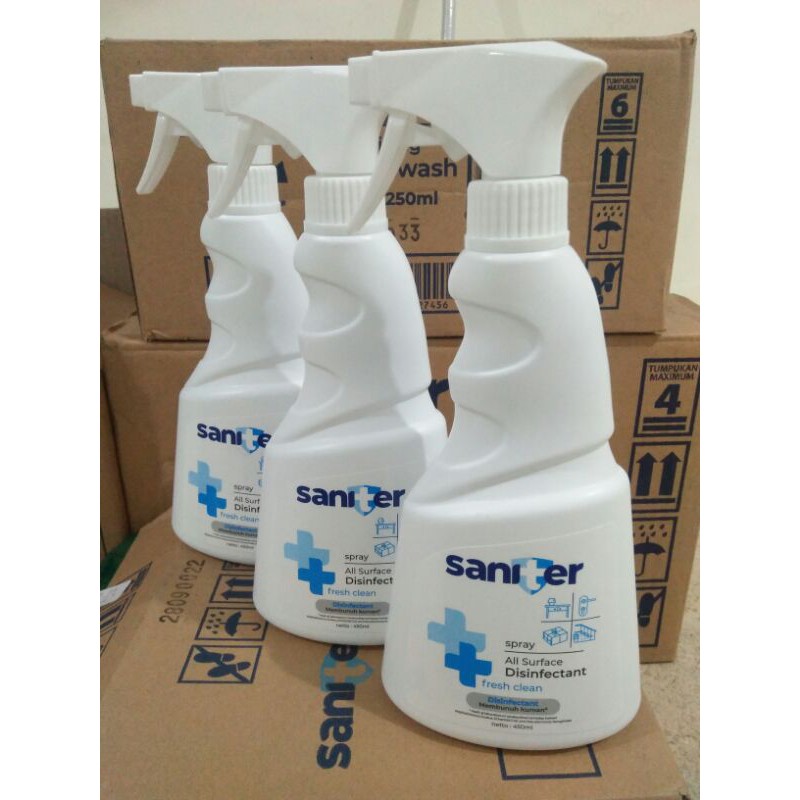 Jual Saniter spray all surface disinfectant 450ml | Shopee Indonesia