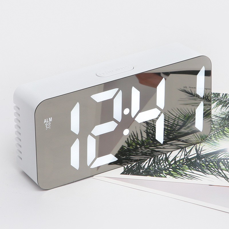Jual Digital Alarm Clock Mirror DS-3622 / Jam Meja Digital Led Weker ...