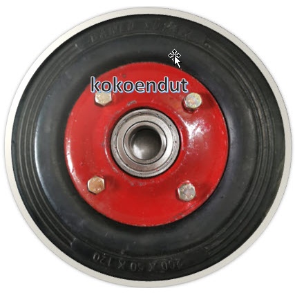 Jual Roda roli 8 inchi banlo double bearing 6205zz | Shopee Indonesia