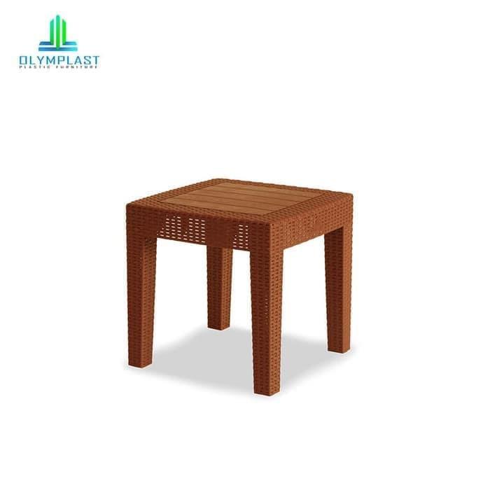 Jual Olymplast Meja Tamu Sofa Coffee Table Rotan Rattan Plastik Tamu ...