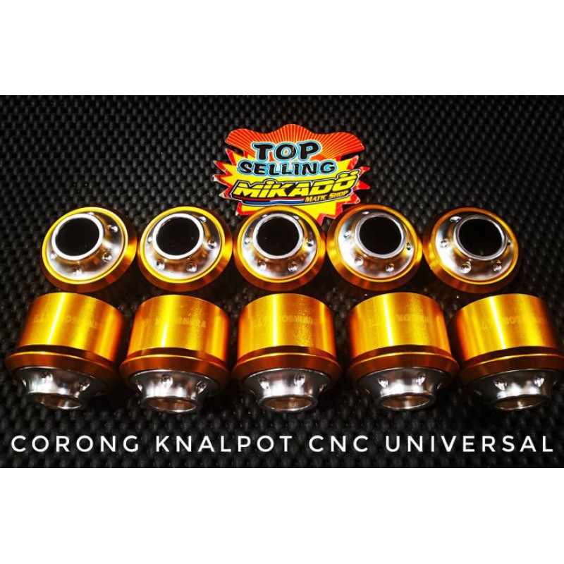 Jual corong knalpot cnc universal moncong tsukigi beat scoopy vario 125 ...
