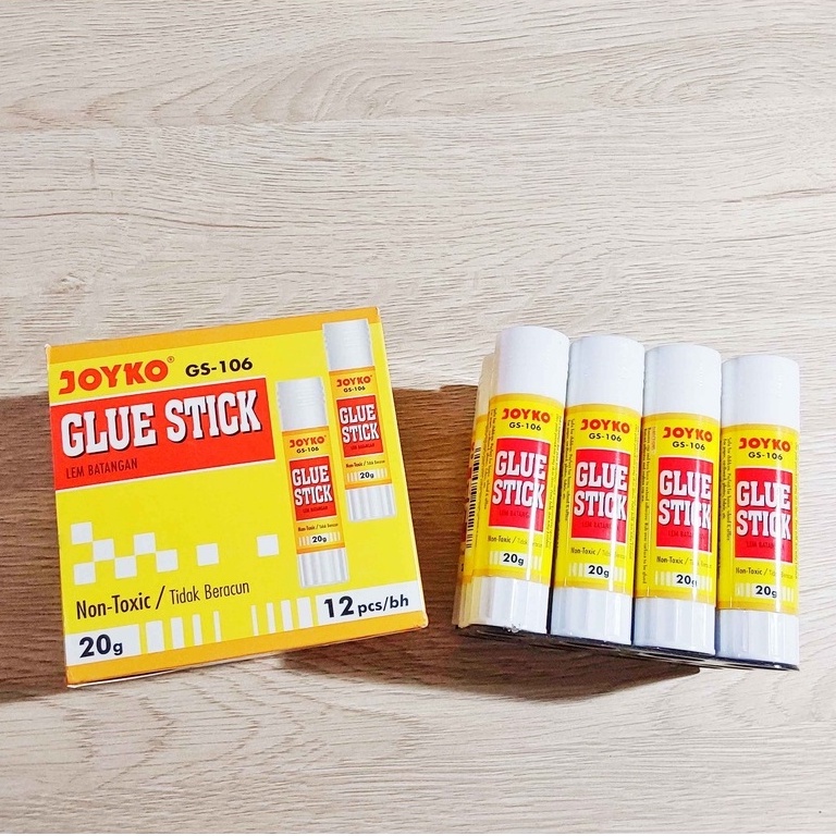 Jual (PCS) Glue Stick / Lem Batang Joyko GS-106 / 20gr | Shopee Indonesia