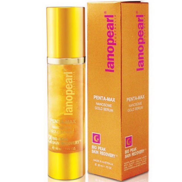 Jual LANOPEARL Pentamax Nanosome Gold Serum ( ORIGINAL ) | Shopee Indonesia