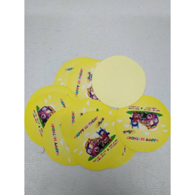 Jual Stiker pudding custom karakter oddbods hompimpa party | Shopee ...