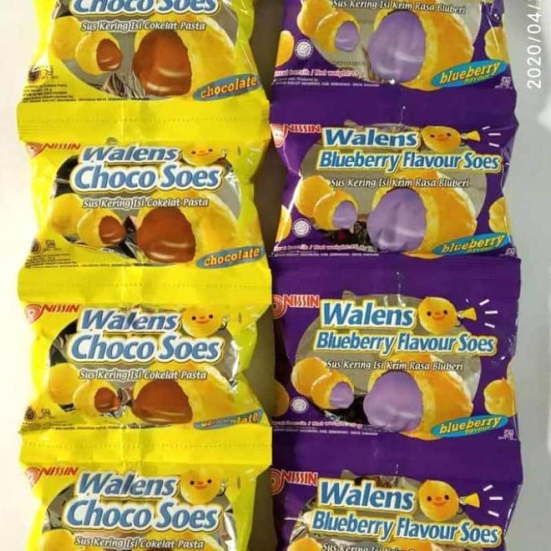 Jual WALENS SOES MINI KERING RENCENG COKLAT/ BLUEBERRY JAJANAN MURAH ...