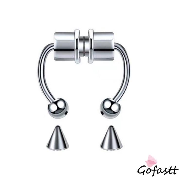 Jual Special Edition 1 Pc Cincin Hidung Palsu Bentuk U Bahan Stainless ...
