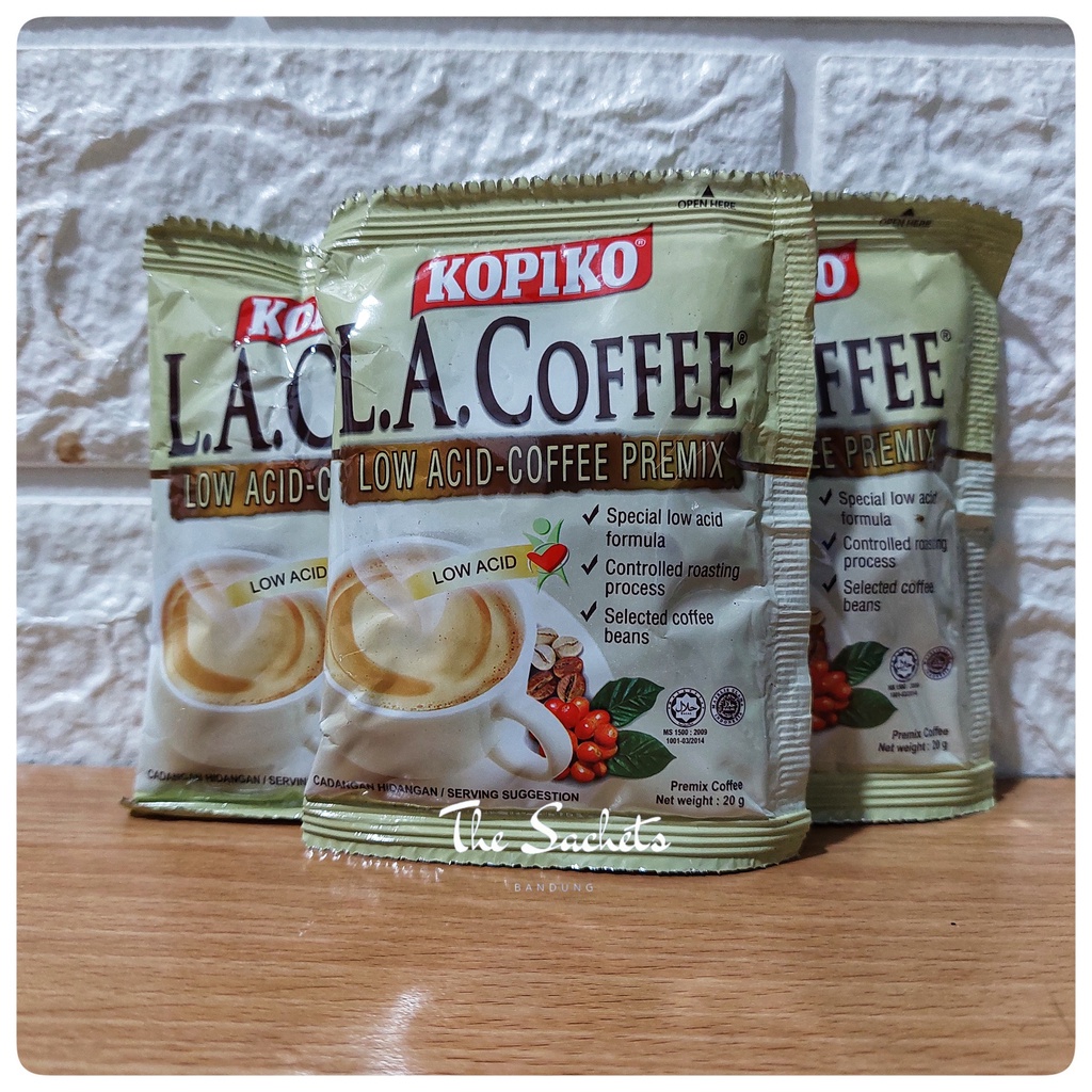 Jual Kopiko L.A. Low Acid Premix Coffee Sachet | Shopee Indonesia