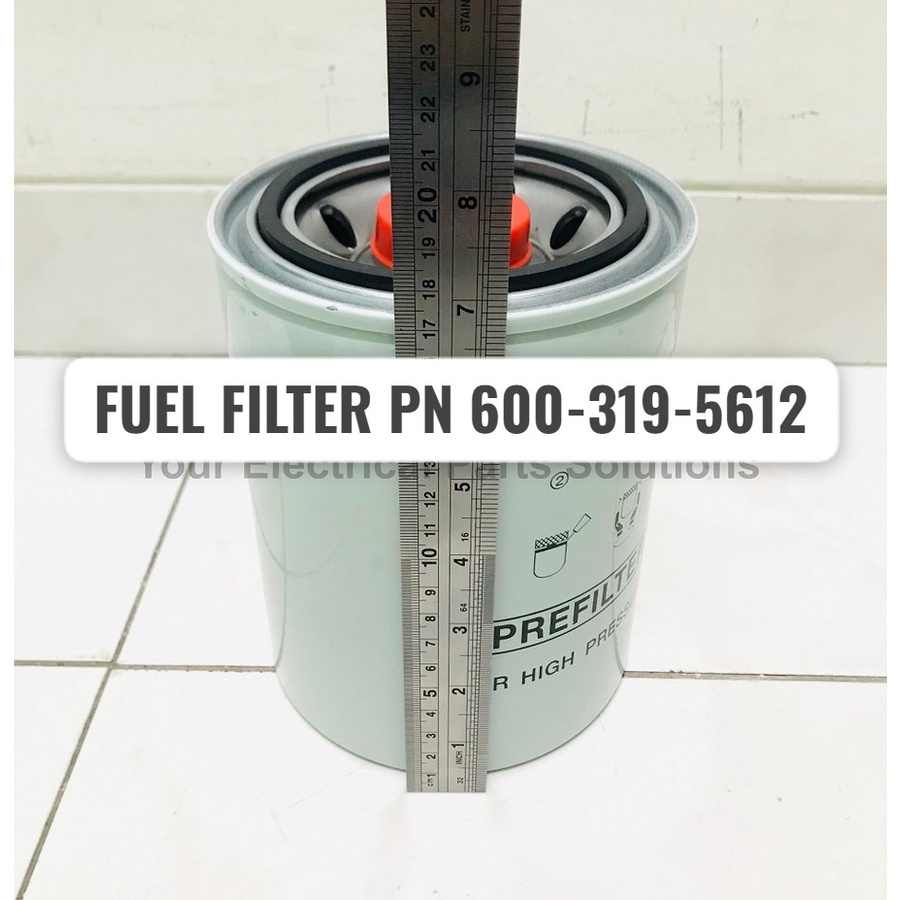 Jual FUEL FILTER KOMATSU PN 600-319-5612 6003195612 bagus handal ...