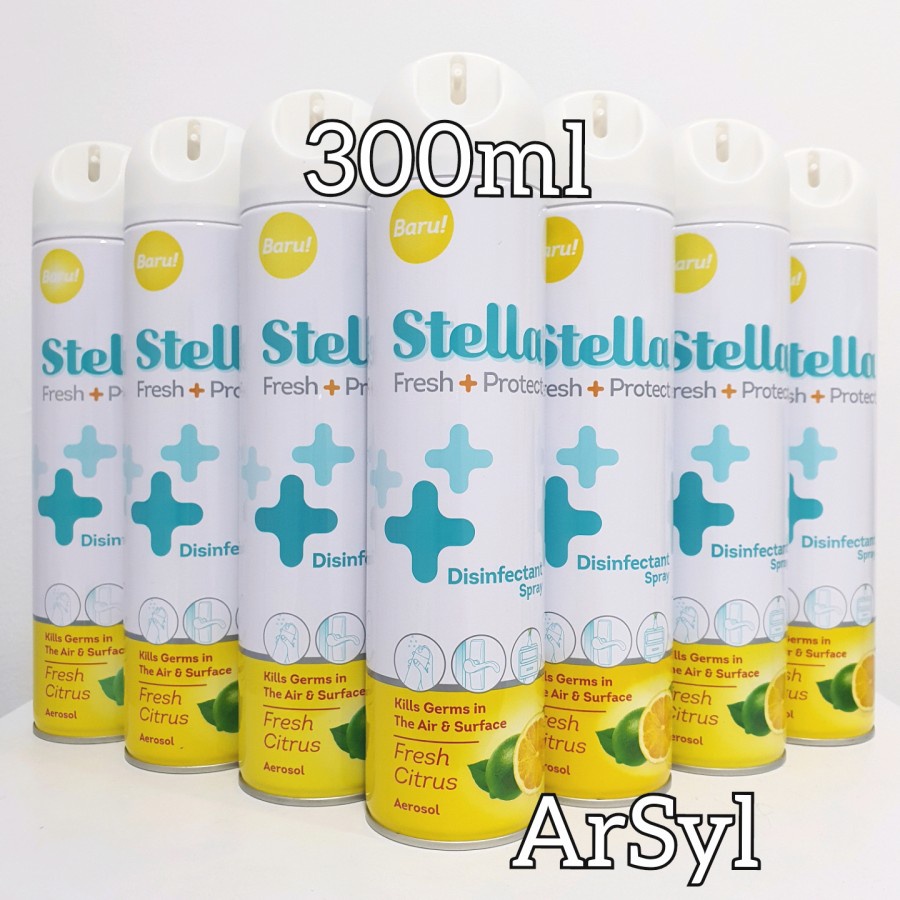 Jual Disinfektan Stella Fresh & Protect Spray 300ml - Fresh Citrus ...