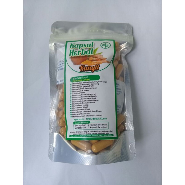 Jual Kapsul KUNYIT (Curcuma Longa) Grade A | Shopee Indonesia
