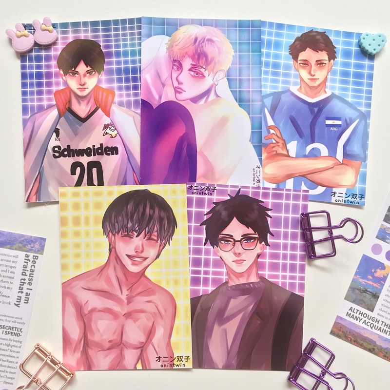 Jual Haikyuu Fanart Timeskip Semi-realistic Ver. Artprint / postcard ...