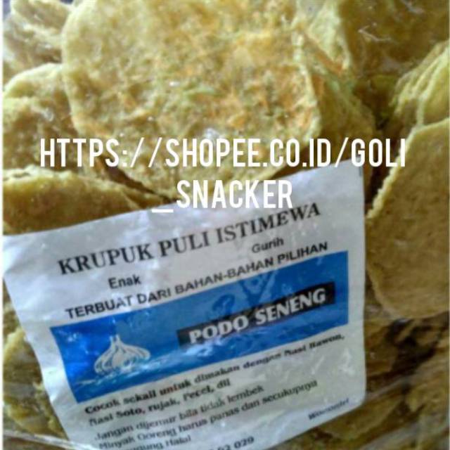 Jual Podo Seneng Kerupuk Krupuk Karak Gendar Beras Mentah Kiloan 1 Kg ...