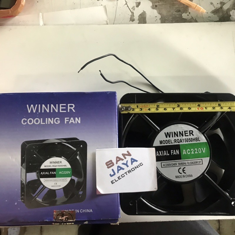Jual WINNER Cooling Fan Kotak 15cm x 15cm.Kipas Pendingin Mesin Ball ...