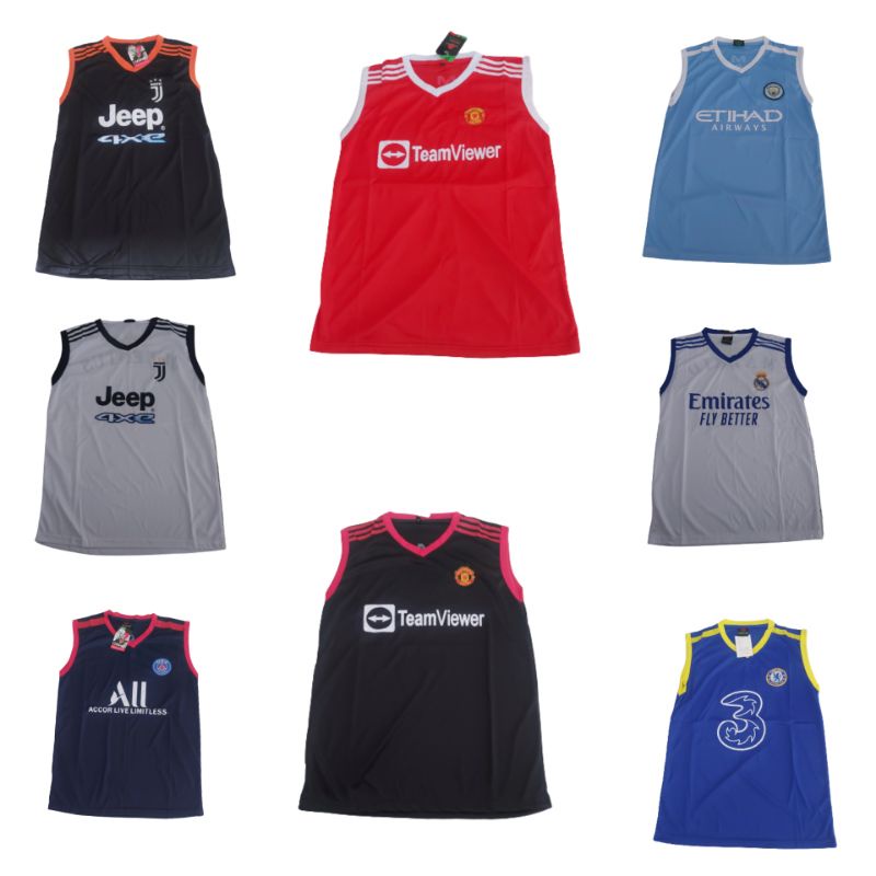 Jual singlet dewasa club eropa 2022 / jersey baju bola singlet dewasa ...
