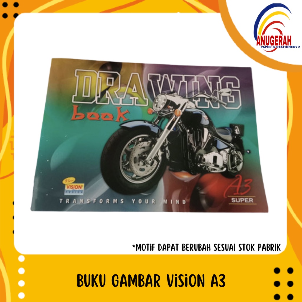 Jual BUKU GAMBAR VISION A3 (PCS) | Shopee Indonesia