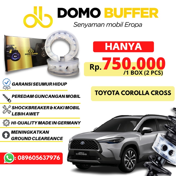 Jual DOMO BUFFER COROLLA CROSS SPRING BUFFER SPORT BUFFER PEREDAM ...