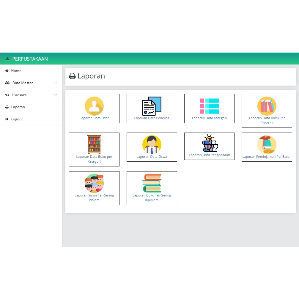 Jual APLIKASI PERPUSTAKAAN ONLINE BERBASIS WEBSITE PHP MYSQL | Shopee ...