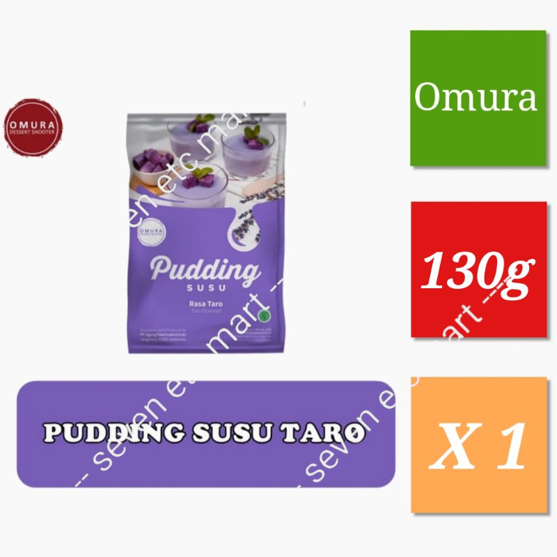 Jual Omura Pudding Susu Rasa Taro 130g | Shopee Indonesia