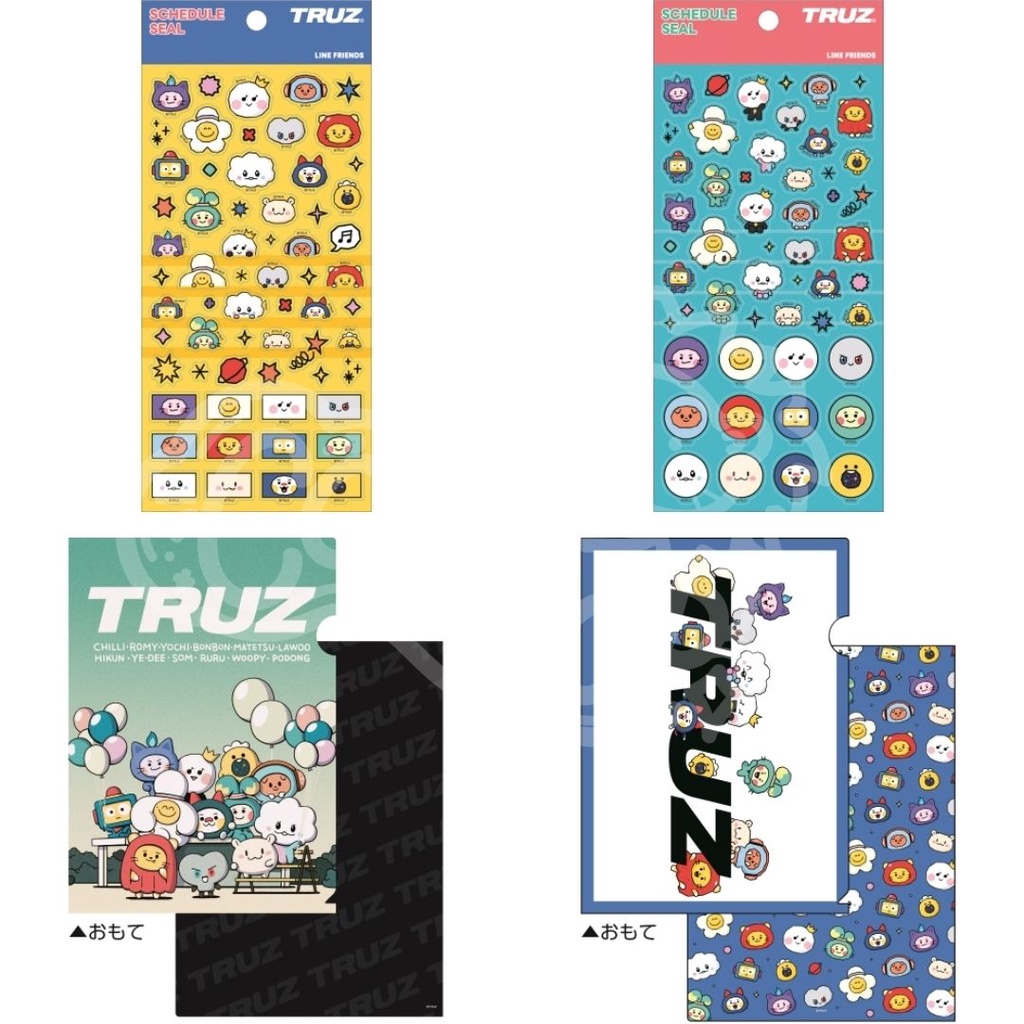 Jual [DP ONLY] TRUZ JAPAN OFFICIAL SCHEDULE STICKER // CLEAR FILE ...