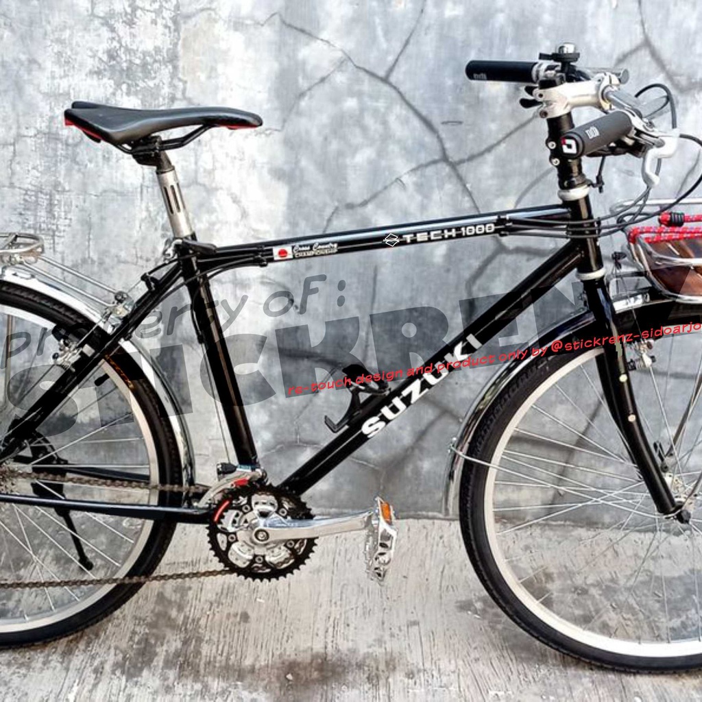 Jual Cutting Sticker Stiker Frame Sepeda Suzuki Tech 1000 01 Custom ...