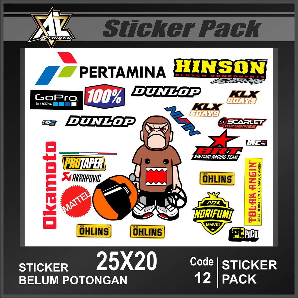 Jual SP12 Sticker Pack Racing Lembaran Sticker Variasi Motor Sticker ... Jual SP12 Sticker Pack Racing Lembaran Sticker Variasi Motor Sticker ...
