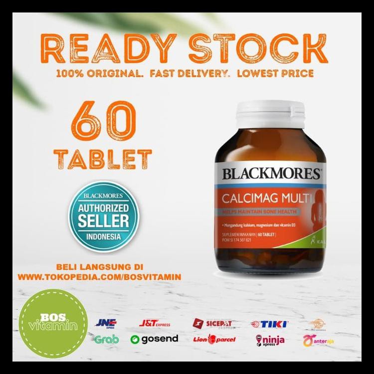 Jual Blackmores Calcimag Multi Bpom Kalbe (Kalsium Obat Tulang) - 60 Tablet | Shopee Indonesia