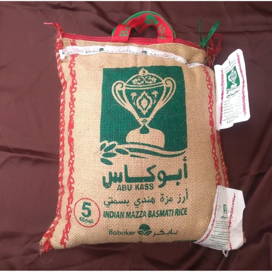 Jual Beras basmati abu kass 5kg dari arab saudi di karung | Shopee ...