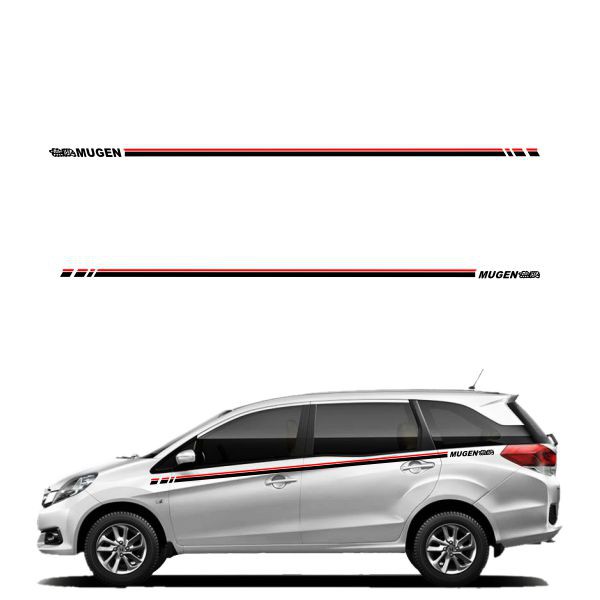 Jual Stiker Mobil - Sticker Body Stripe Honda Mobilio Mugen | Shopee ...