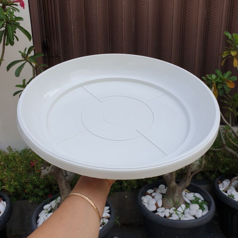 Jual Tatakan pot 40 Alas pot hitam Taktakan pot Tatakan besar | Shopee ...