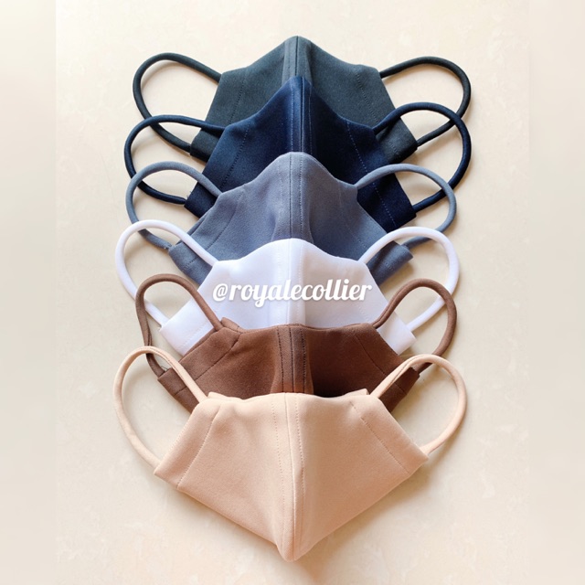 Jual MASKER KAIN PRIA Bahan Scuba Premium - Non-Medical Mask (2 ply ...