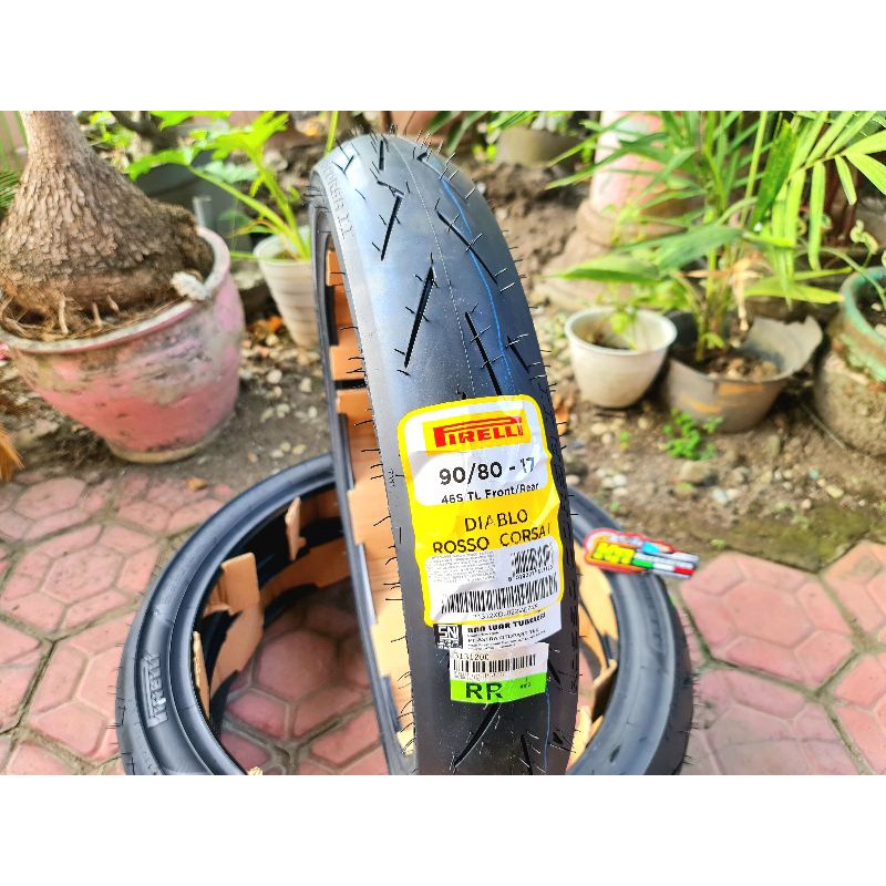 Jual Ban pirelli diablo rosso corsa II soft compund uk 90/80/17 | Shopee Indonesia