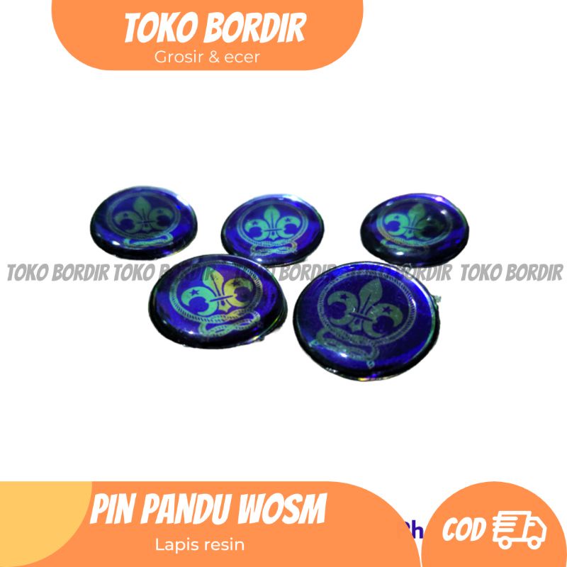 Jual Pin pandu dunia wosm ( lapis resin ) | Shopee Indonesia