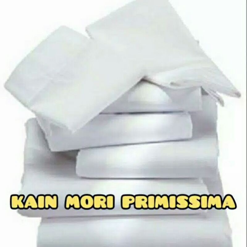 Jual Kain Mori | Polos | Katun Primissima Bleaching | Shopee Indonesia
