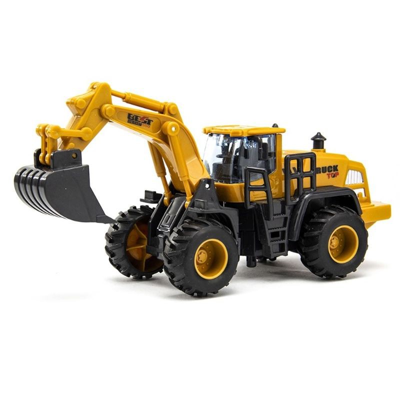 Jual Diecast Digger Wheel Loader Power Construction / Figur Alat Berat ...
