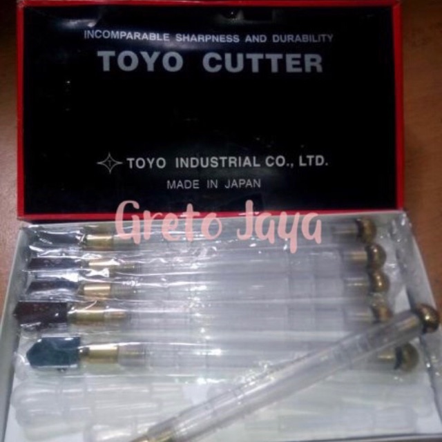 Jual ( TOYO TC-30 ) Alat Potongan pemotong Alat Potong kaca Glass Cutter TC30 TC 30 | Shopee ...