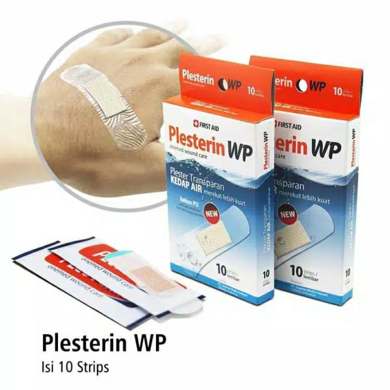 Jual Plester Penutup Luka Plesterin bulat dan panjang WP Anti Air ...