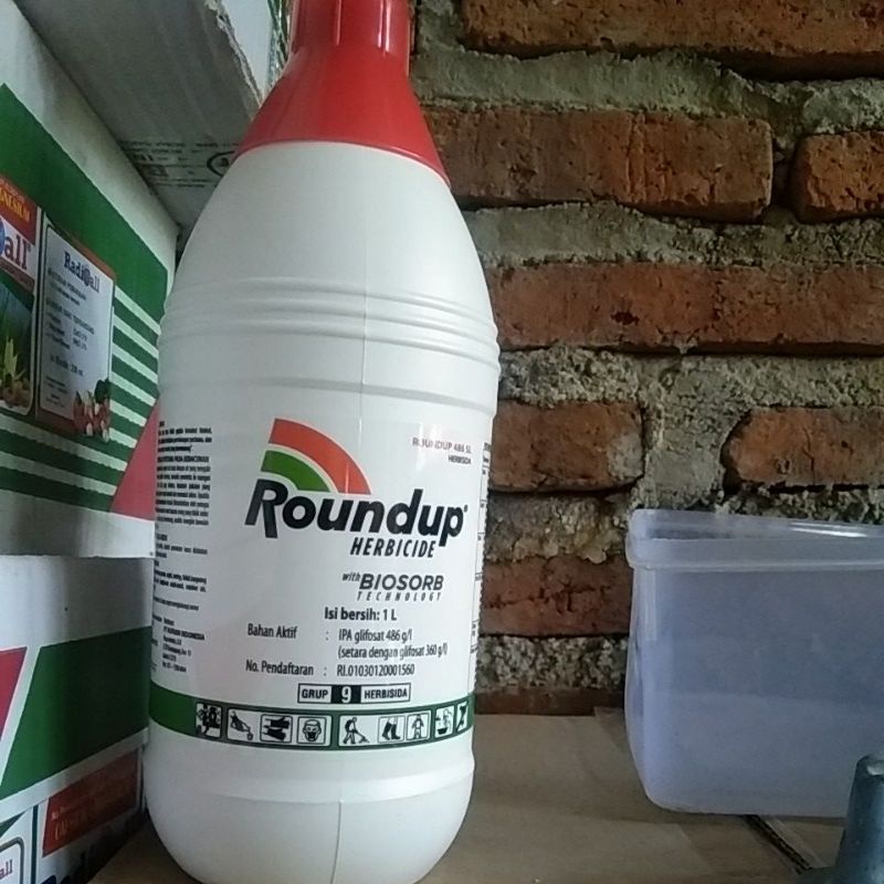 Jual Herbisida Roundup // Herbisida Rondap 1 liter | Shopee Indonesia