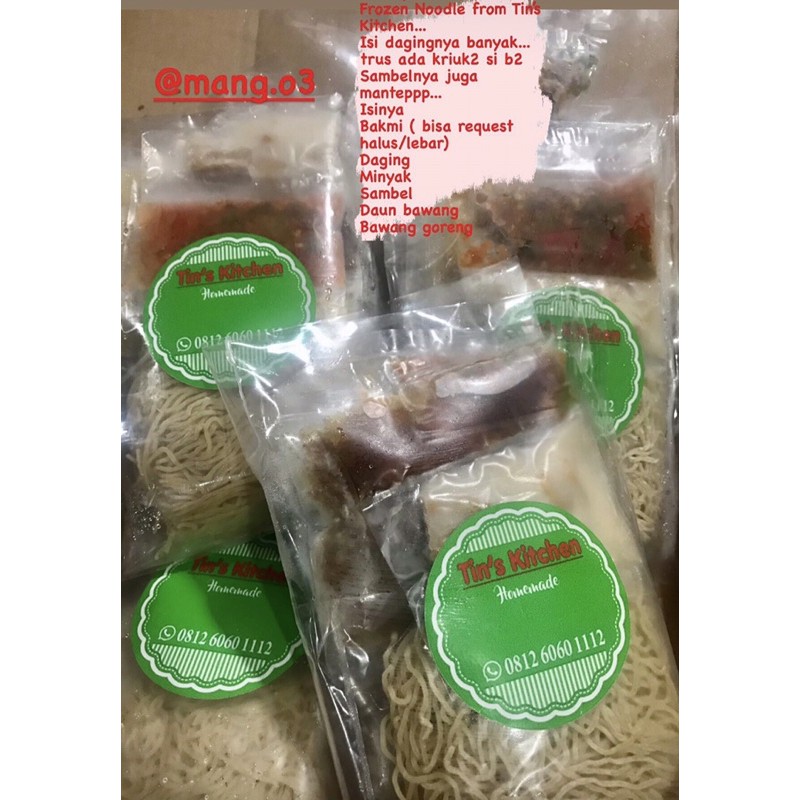 Jual bakmi frozen non halal/frozen noodle | Shopee Indonesia