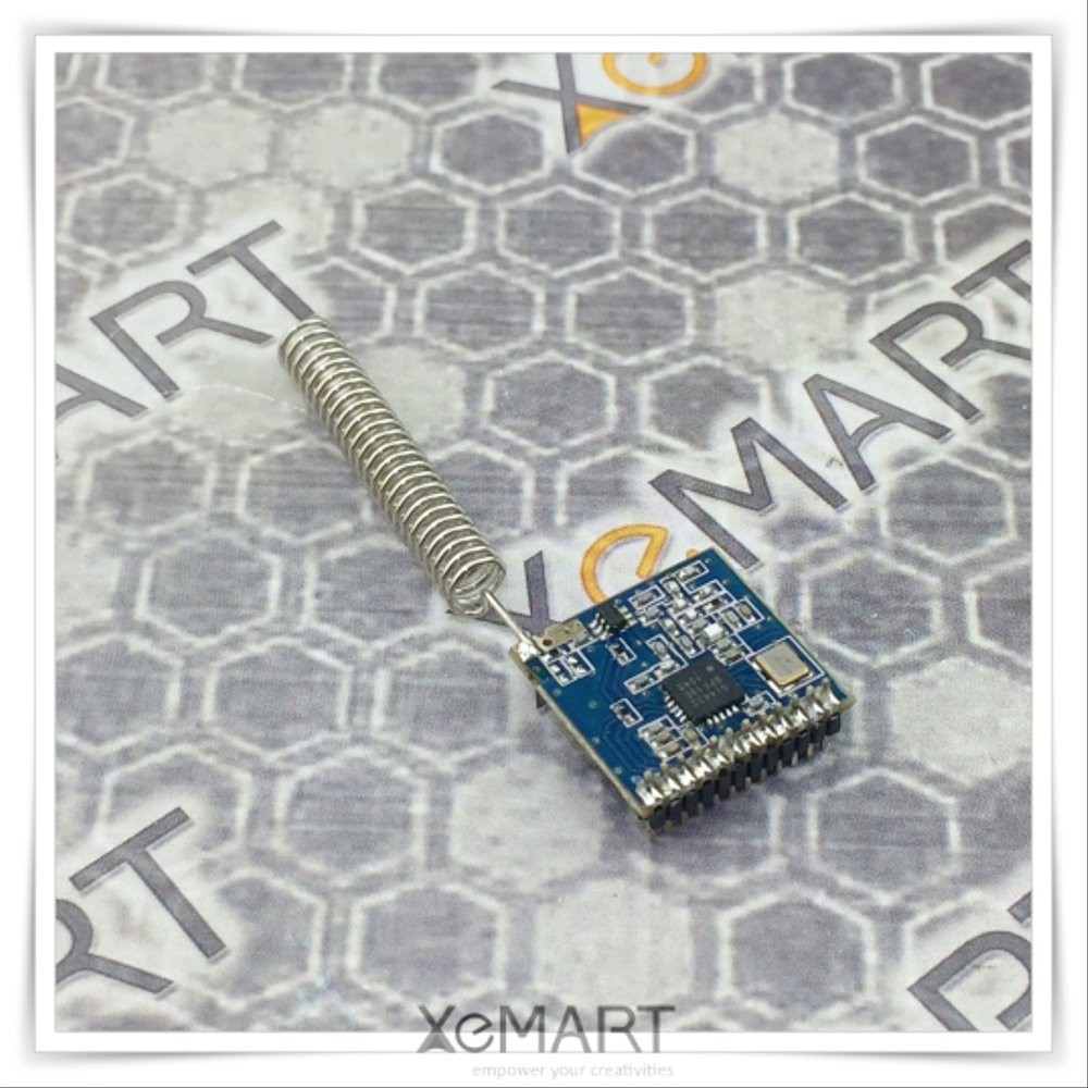 Jual XL4432-D01 RF Transceiver 433MHz Module with Antenna Si4432 ...