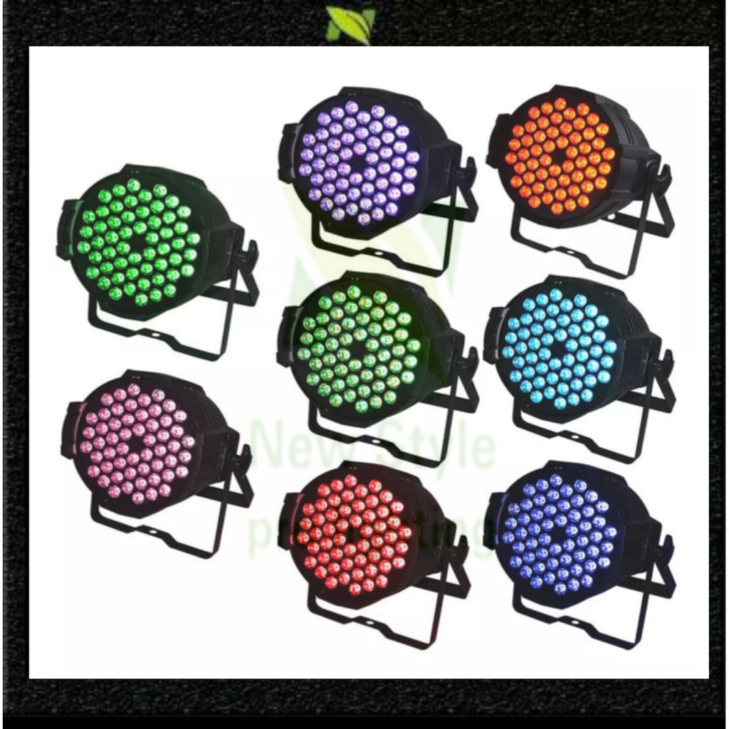 Jual lampu par led 54*3W full color parled panggung light S004 | Shopee ...