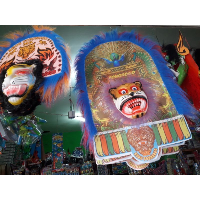 Jual Topeng Reog, Barongan ukuran BESAR untuk pentas Tarian kesenian ...