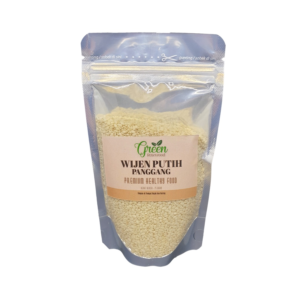 Jual WIJEN PUTIH 75 GR PREMIUM - WHITE SESAME SEED 75 GRAM | Shopee ...