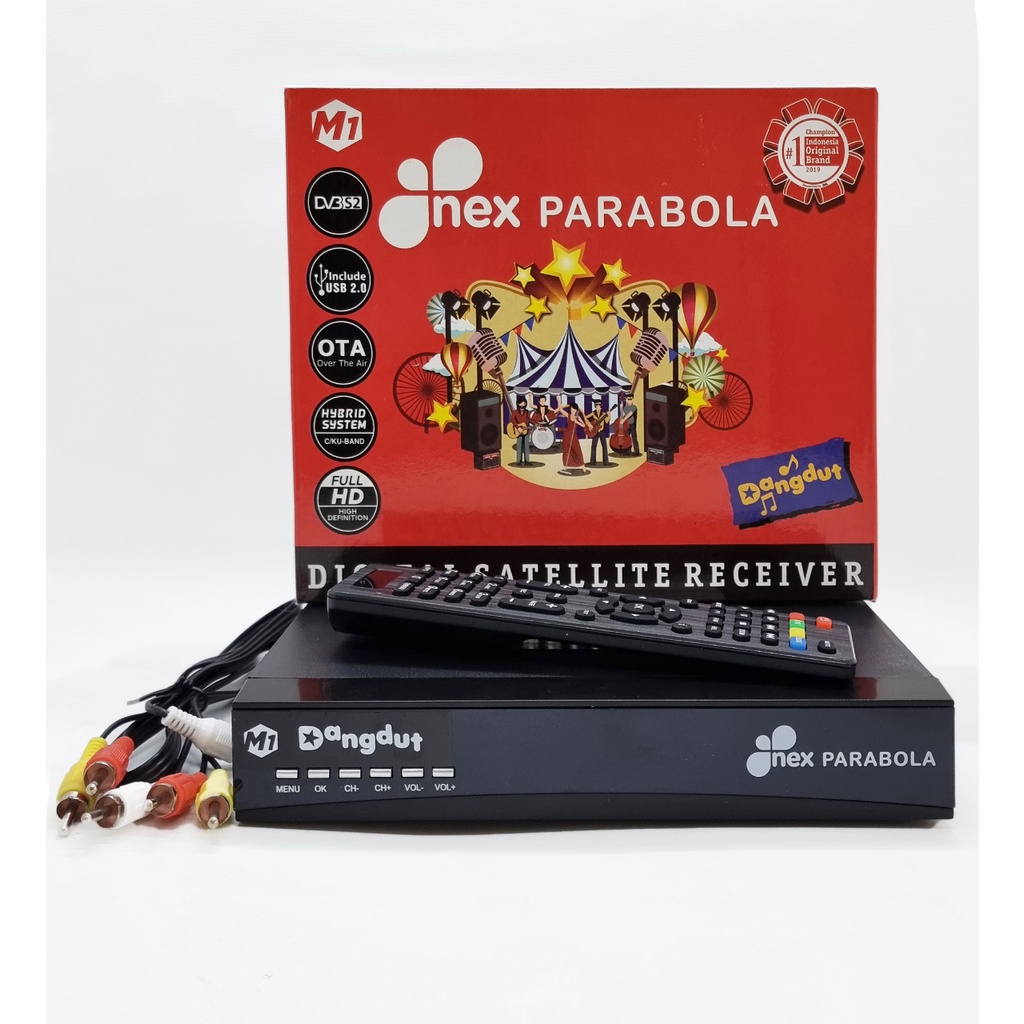 Jual Receiver Nex Parabola Merah - Support MNC Group (free lampu 1 pcs ...