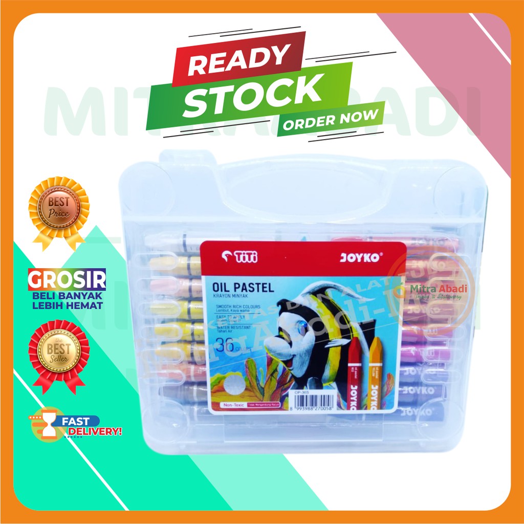 Jual PASTEL JOYKO OP-36S 36WARNA JOYKO | Shopee Indonesia