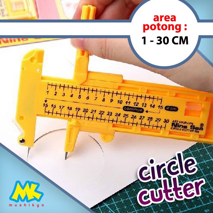 Jual Rotary Circle Cutter - Potong Sticker Lingkaran - Pond Bulat ...