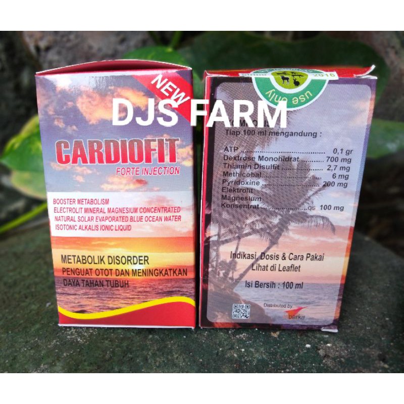 Jual Cardiofit Forte 100ml Vitamin Mineral Penguat Otot Sapi dan ...