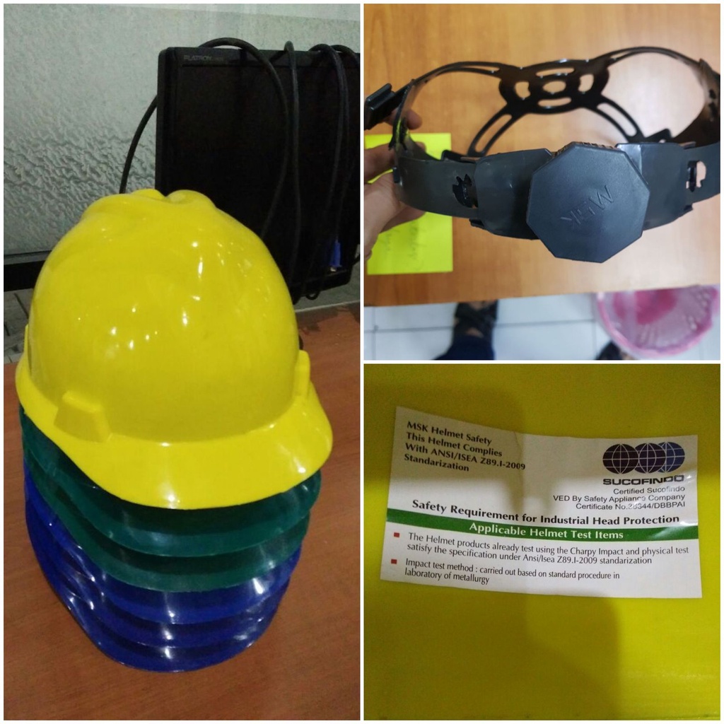Jual MASAKA MSK HELM PROYEK BERSERTIFIKAT - SAFETY HELMET | Shopee ...
