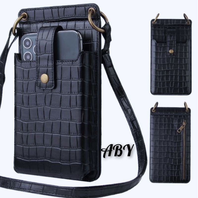 Jual Tas Selempang wanita Tas Handphone SERBA GUNA D199 DN CROCO ...